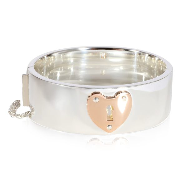 Tiffany & Co. | Bags | Tiffany Co Locks Heart Lock Bracelet In 8k Pink ...